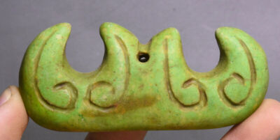 8CM Old China Chinese Hongshan Culture Turquoise Dynasty Pen Rack ...