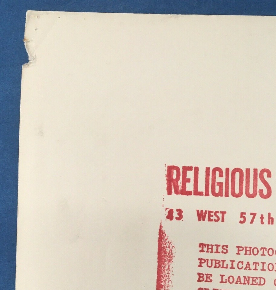 John F Kennedy Photo 8x10 JFK Warm Regards Religious News Service No ...