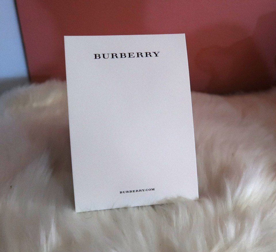 Burberry Sturdy Thick Gift Boxes / Gift Note / Empty Envelope | eBay