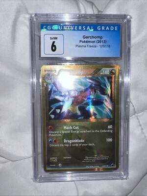 Garchomp Plasma Freeze PSA 8 2013 Pokemon Black & White Plasma Freeze ...