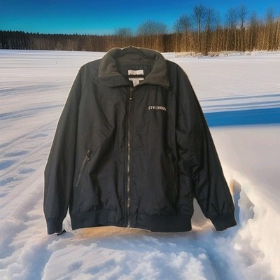 WearGuard Bomber Jacket Mens XL Blue Fleece Lined Full Zip Style 401 ...