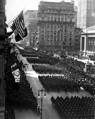 New 8x10 World War I Photo: "Hell Fighters" of the 369th Infantry March ...