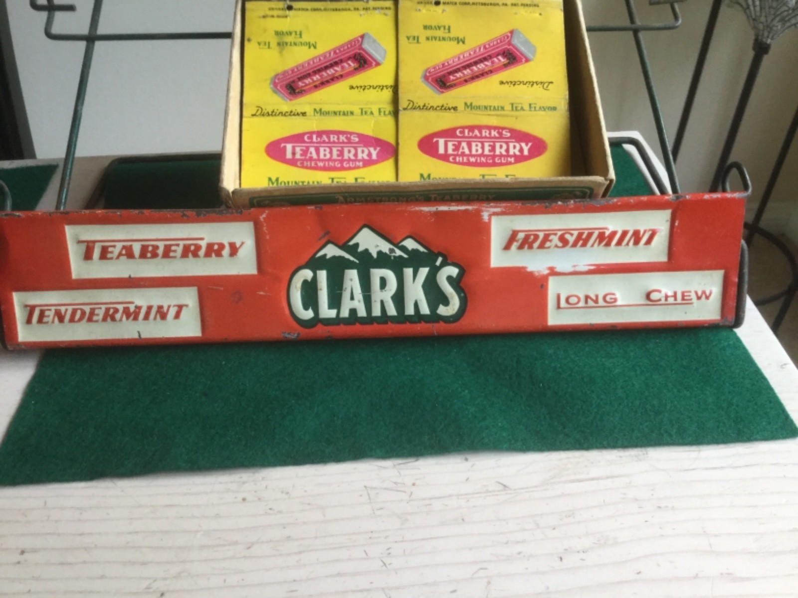 RARE original Clark’s “Teaberry Gum” display | eBay