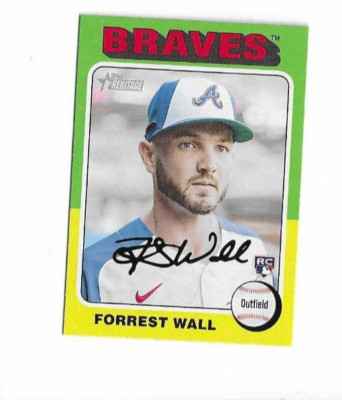 2024 Topps Heritage Forrest Wall Rookie #494 Braves | eBay