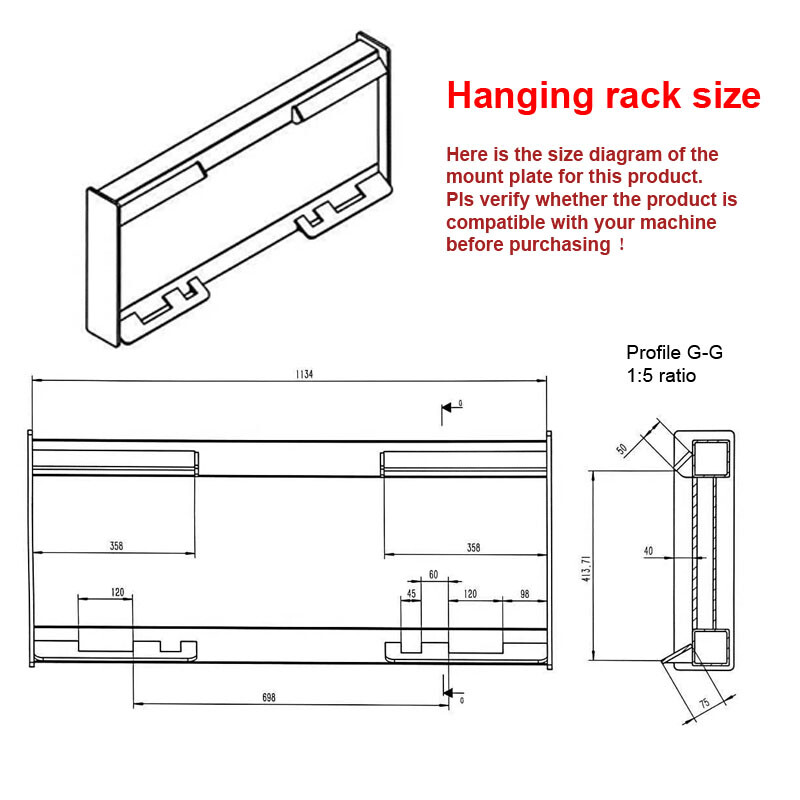 Landhonor Grabber Screen Sifter Screener Rock Pick Bucket Skid Steer ...