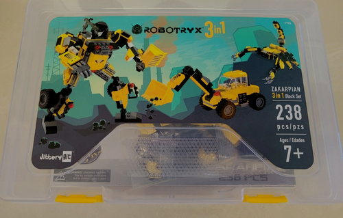Robotryx Zakarpian 3-in-1 construction kit robot vehicle building ...