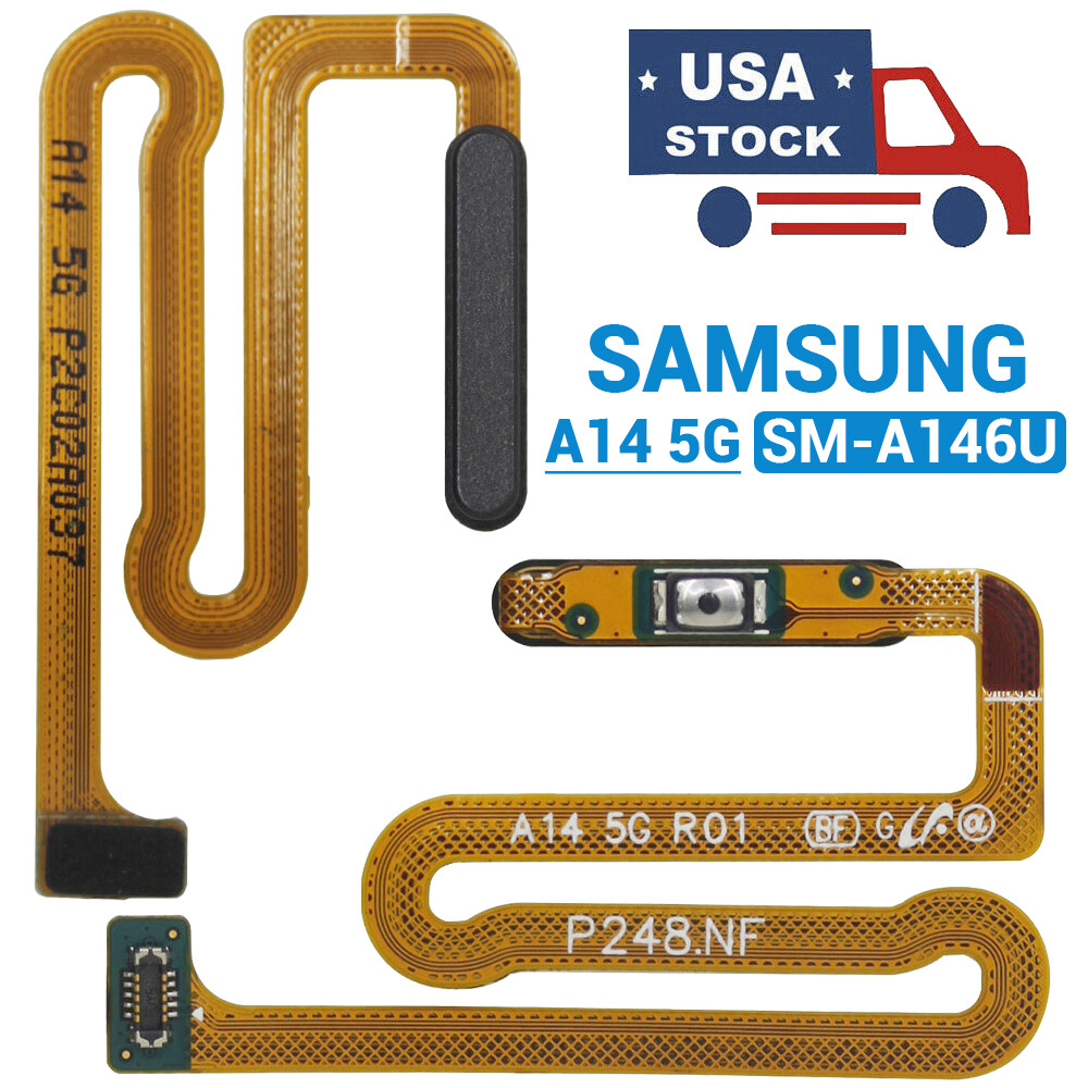 Original Power Button Fingerprint Sensor Flex Cable For Samsung Galaxy ...