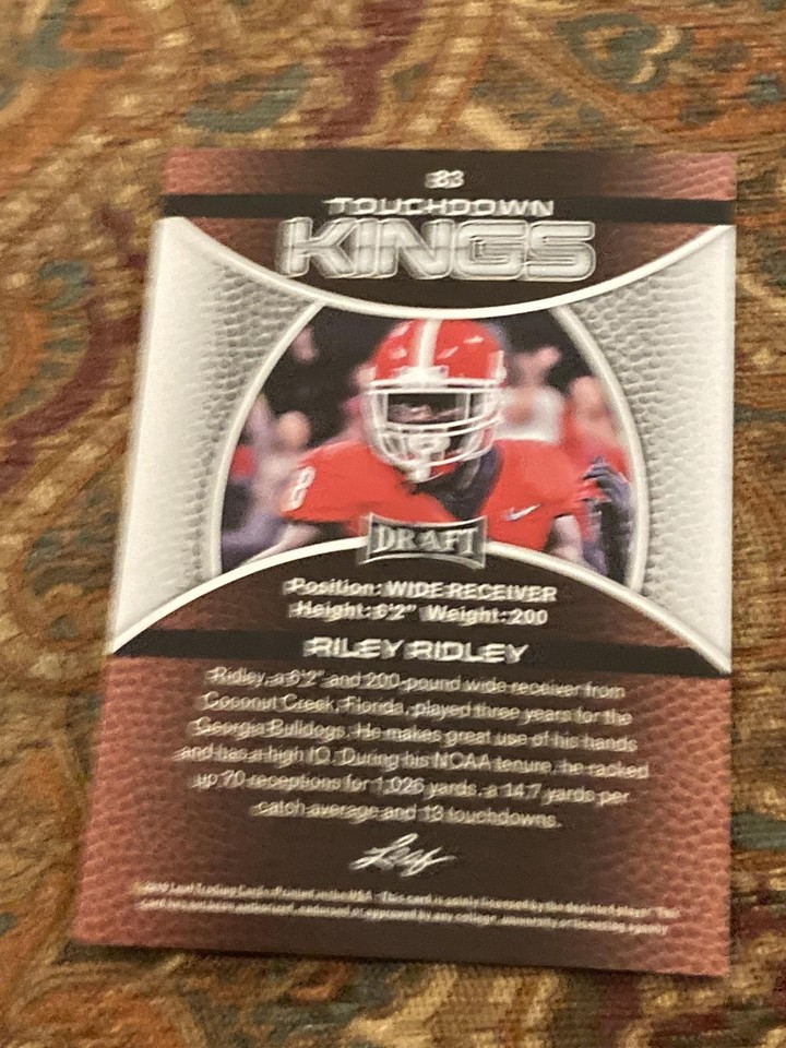 2019 Leaf Draft #83 Riley Ridley | eBay