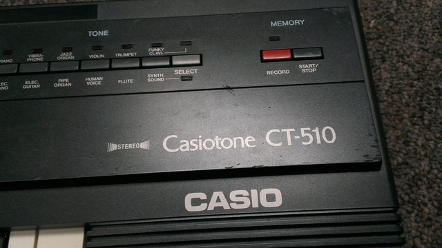 Casio Casiotone Ct-510 Vintage 80s Keyboard Synthesizer for sale online ...