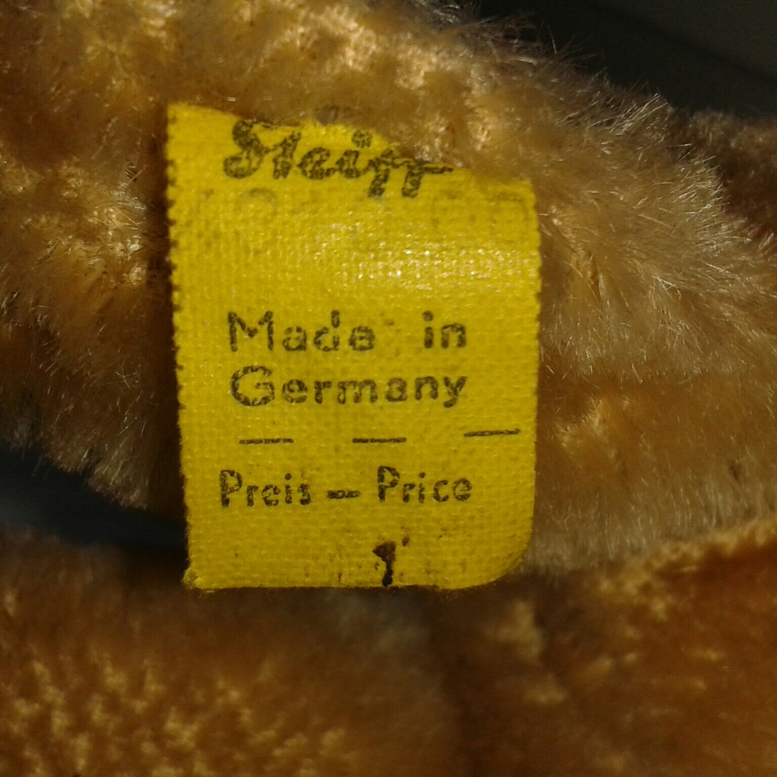 Steiff Walross Paddy ID 4310,00 mit Knopf Schild Fahne 1959-1964 ...