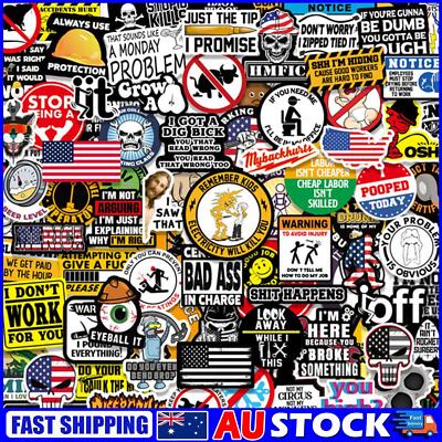 150 PCS Hard Hat Stickers Funny Tool Box Sticker Helmet Welding ...