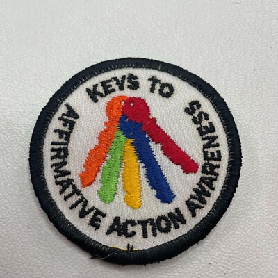 KEYS TO AFFIRMATIVE ACTION AWARENESS Patch B046 | eBay