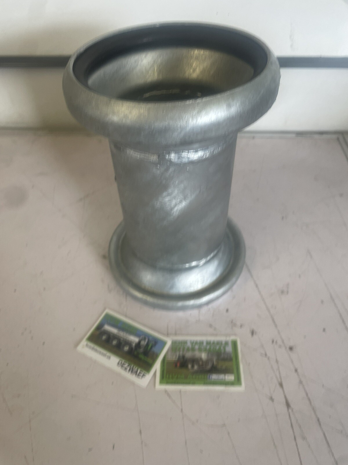4" Bauer female / female coupling adapter slurry tanker galvanised ...