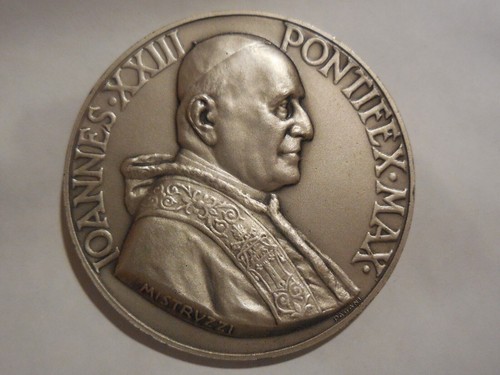 Vatican medal Pope John XXIII 23 Saints Peter and Paul 60mm Mistruzzi ...