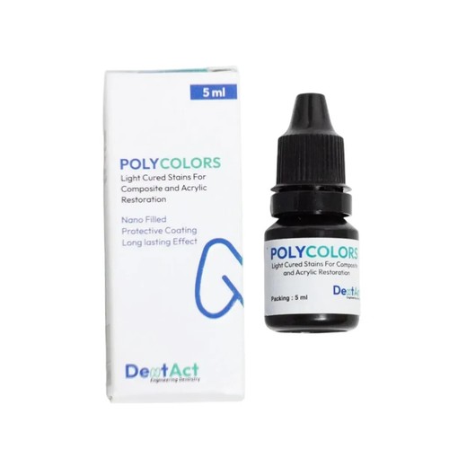 DentAct Poly Colours Premium Light Cured Stains Natural Dental ...