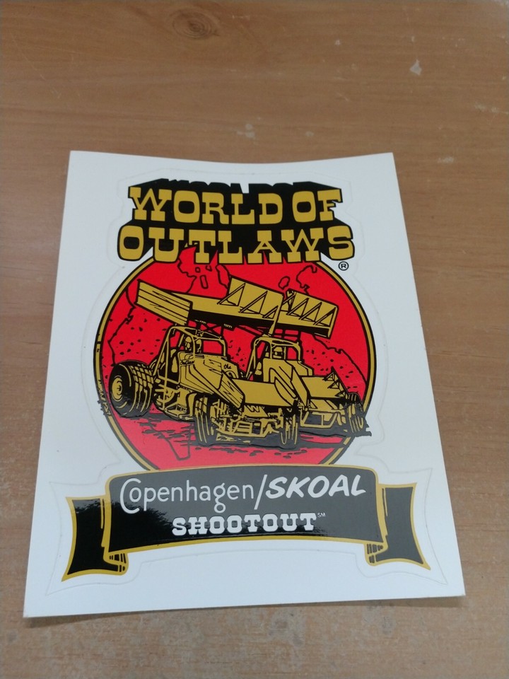 Skoal Tobacco World Of Outlaws Vinyl Sticker | eBay