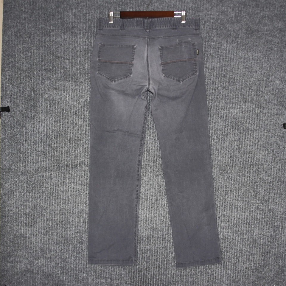 Howler Brothers Mens Gray Wash Pants Size 34x32 Cotton Spandex Straight ...