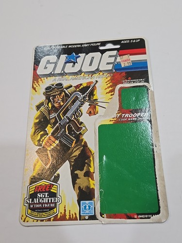 Vintage GI Joe ARAH 1985 Dusty v1 Uncut Full File Card Back | eBay