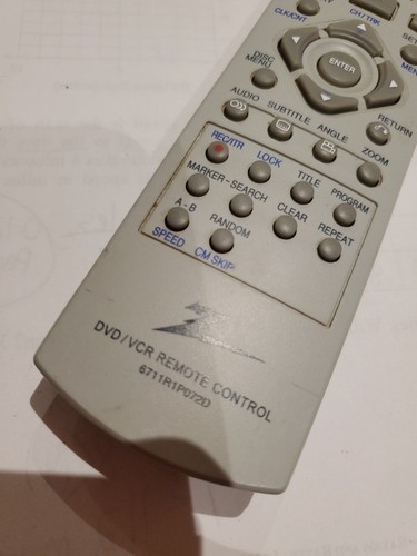 ZENITH 6711R1P072D REMOTE CONTROL for XBV410 XBV441 XBV442 XBV443CP ...
