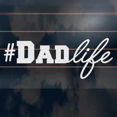 DADlife Sticker 200mm dad life hashtag baby on board car window decal ...