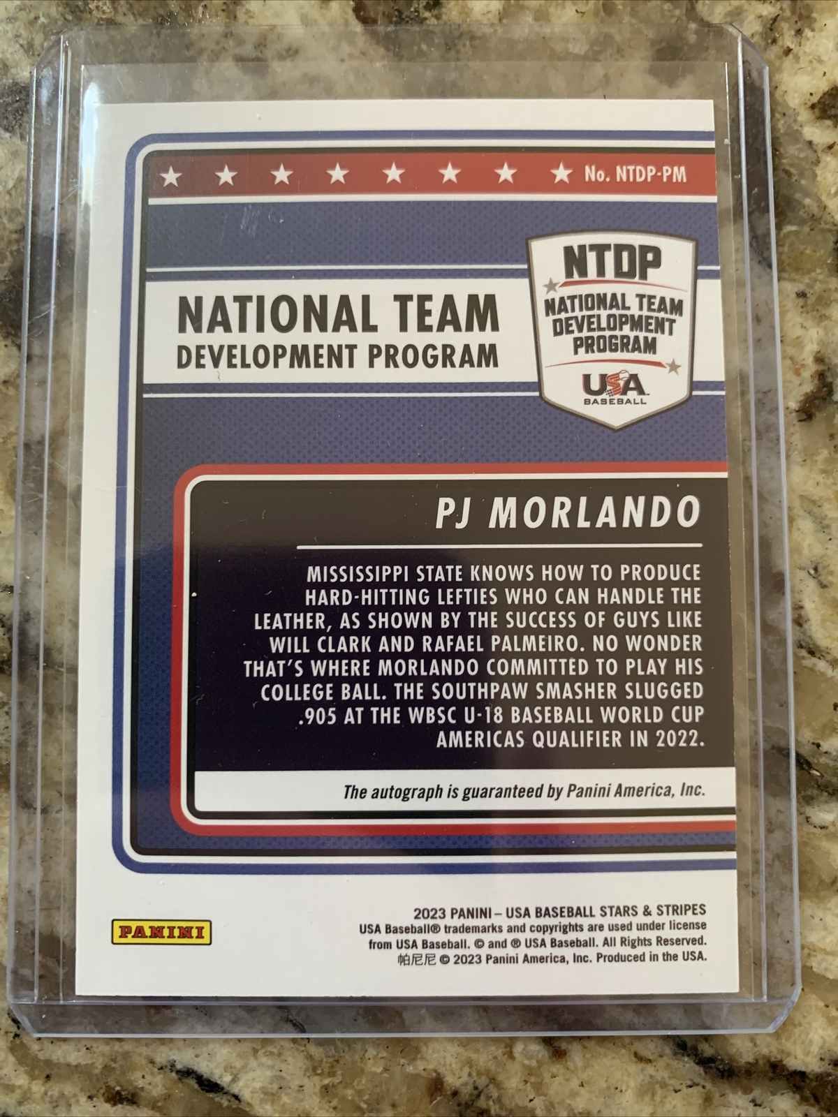 2023 Panini USA Baseball Stars & Stripes - USA National Team ...