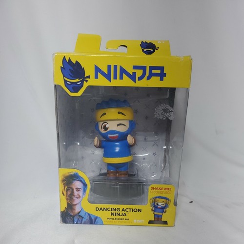 Dancing Action Ninja WCT 4" Bobblehead Blue VINYLE Figure #01 New In ...