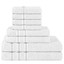RITZ 100% Pure Cotton 8 Pieces Towel Bale Sets 600GSM Face Hand & Bath ...