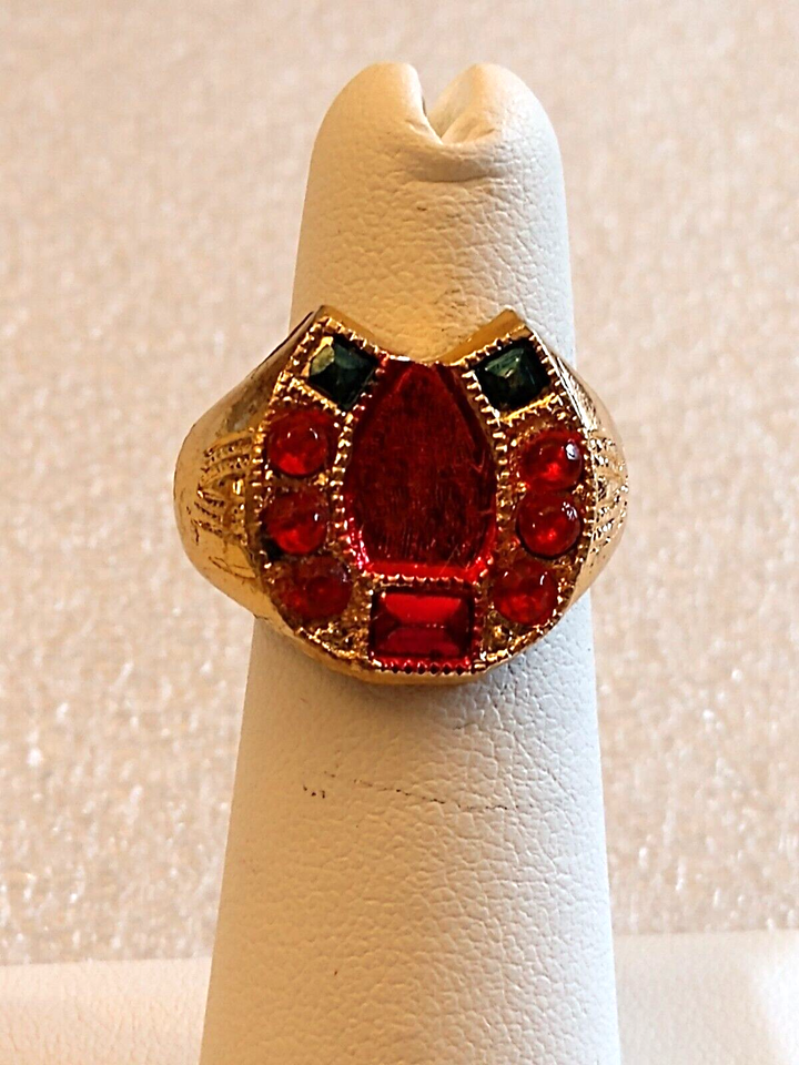 Good Luck Horseshoe Jewel Gum Vending Machine Prize Metal Ring 1960s ...