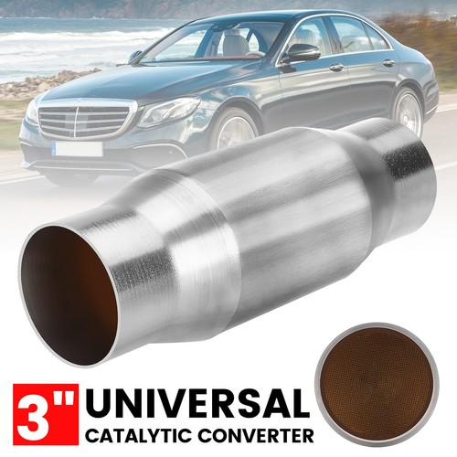 3" inch Universal Catalytic Cat Converter High Flow T409 Stainless ...