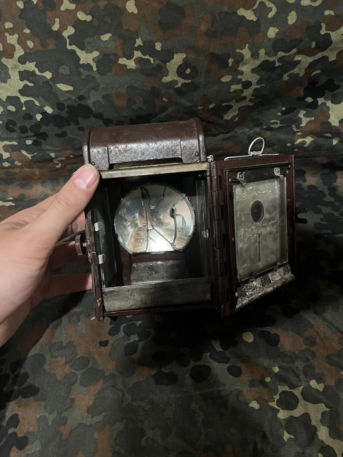 WW2 German Wehrmacht Original Bakelite Signal Trench Carbide Lantern ...