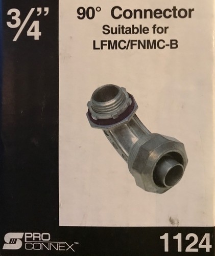 2 Sigma / Pro Connex Liquid Tight 3/4" 90-Degree Conduit Connectors ...