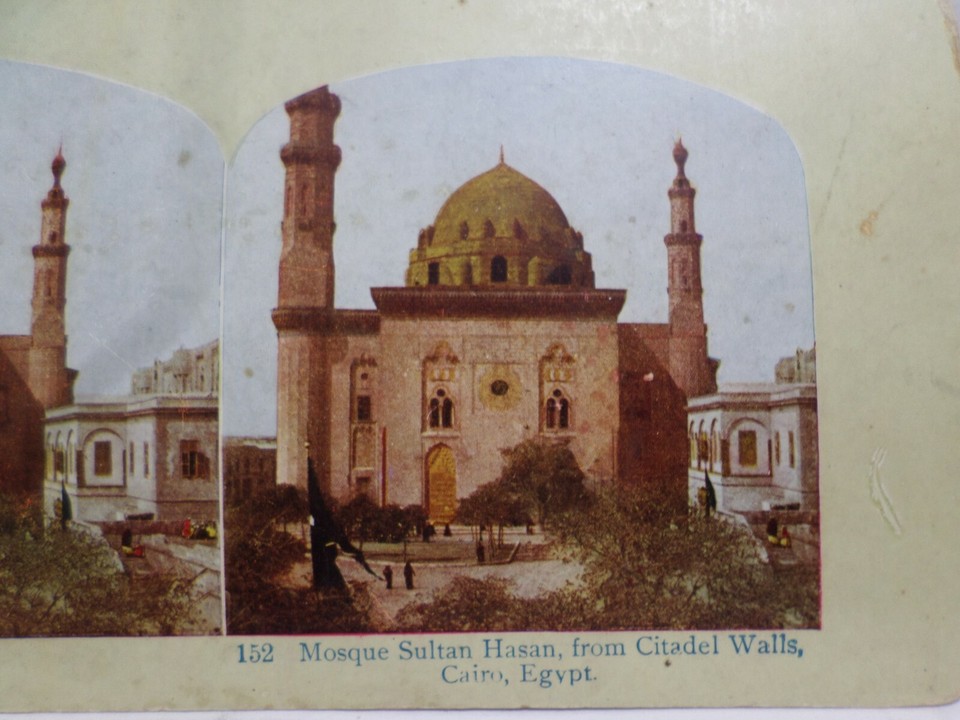 Antico Stereo Portata 1900-1910 Moschea Gamaa El Ain / Sultan Hasan ...