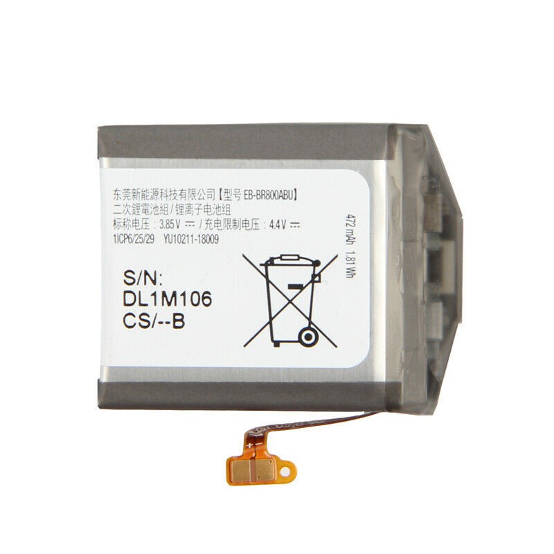 472mAh EB-BR800ABU Battery For Samsung Galaxy Watch R800 / SM-R805 46mm ...