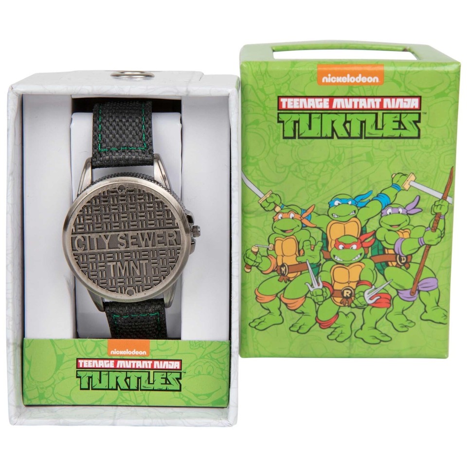 TMNT Teenage Mutant Ninja Turtles Members & Sewer Plate Wrist Watch ...