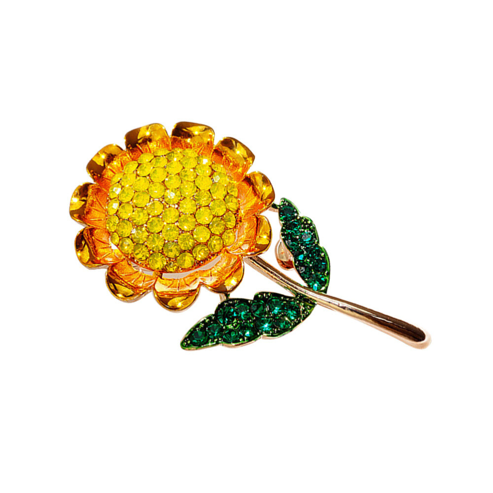 Sunflower Lapel Pin Breastpin Birthday Gift Jewelry Clothes Badge ...