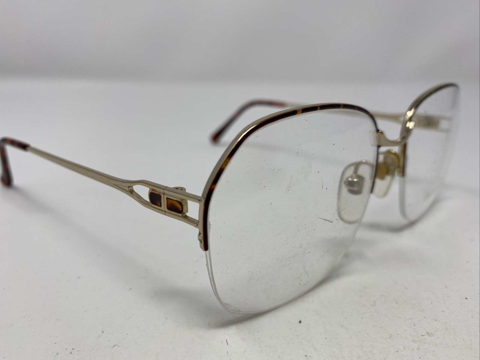 Mario Martinelli MM Mindy G/Demi Amber 54-15 Brown/Gold Eyeglasses ...