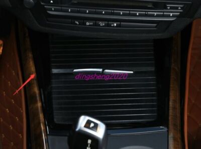 ABS Black Center Console Dashboard Frame cover For BMW X5 E70 X6 E71 ...