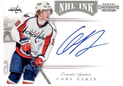 2011-12 Panini Contenders CODY EAKIN Washington Capitals NHL INK #65 | eBay