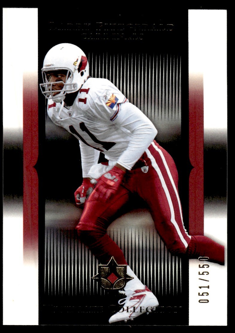 2005 Ultimate Collection Gold Larry Fitzgerald 51/550 | eBay