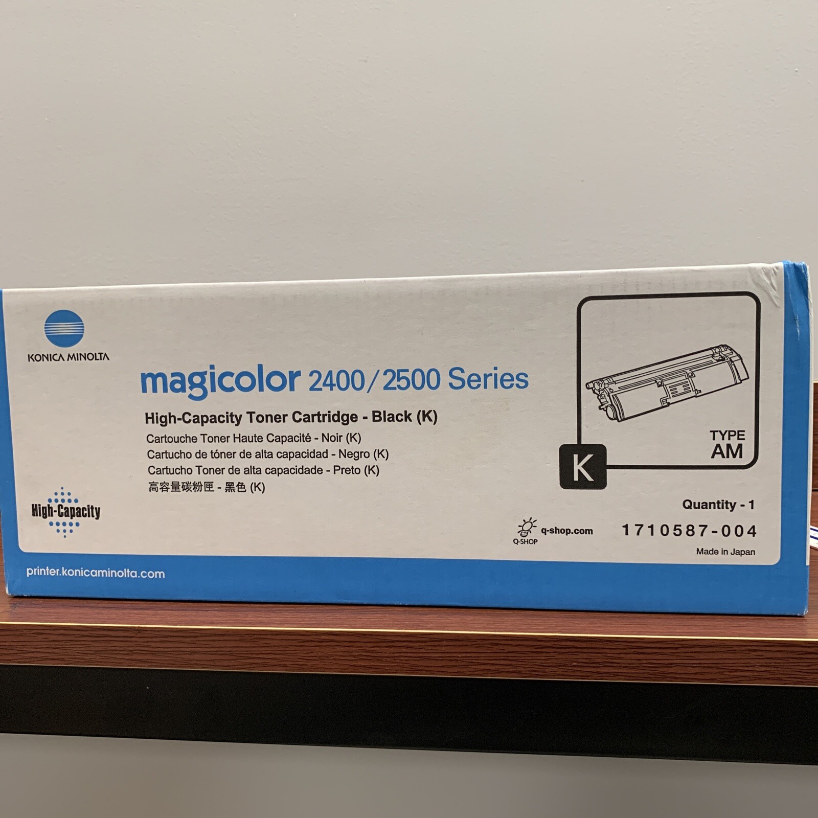 Genuine Konica Minolta 1710587-004 Black Magicolor 2400/2500 Series ...