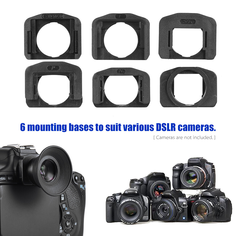 1.51X Fixed Focus Viewfinder Eyepiece Eyecup Magnifier for Canon DSLR ...