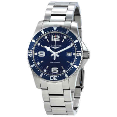 Longines HydroConquest Blue Dial Men's Watch L37404966 | eBay UK
