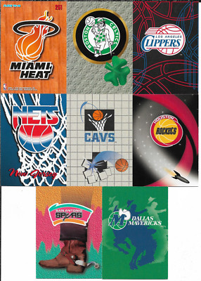 1995-96 NBA Team Logo 8 Card Lot NM | eBay