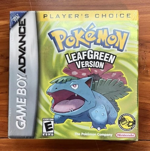 Pokémon LeafGreen Player’s Choice Authentic Nintendo Y-Fold Sealed Leaf ...