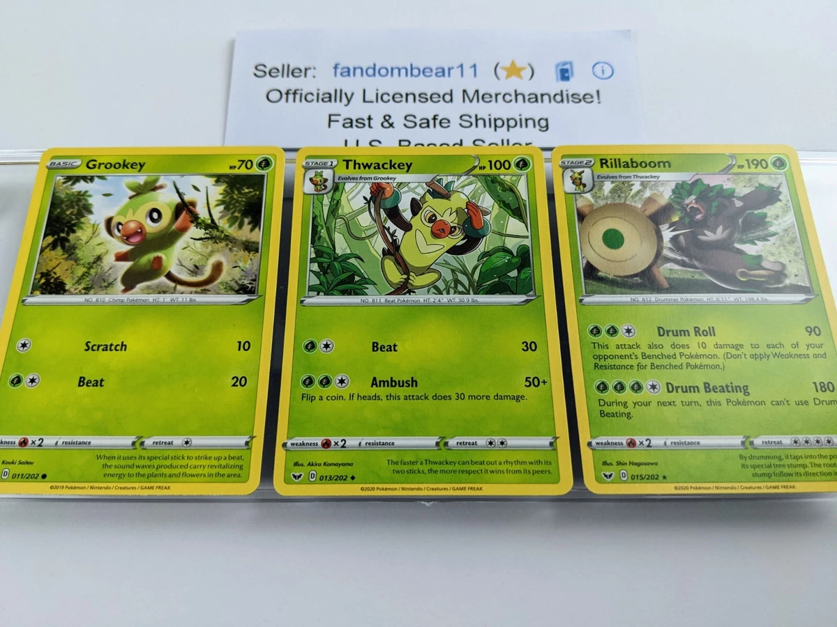 Pokemon Snivy Evolution Card