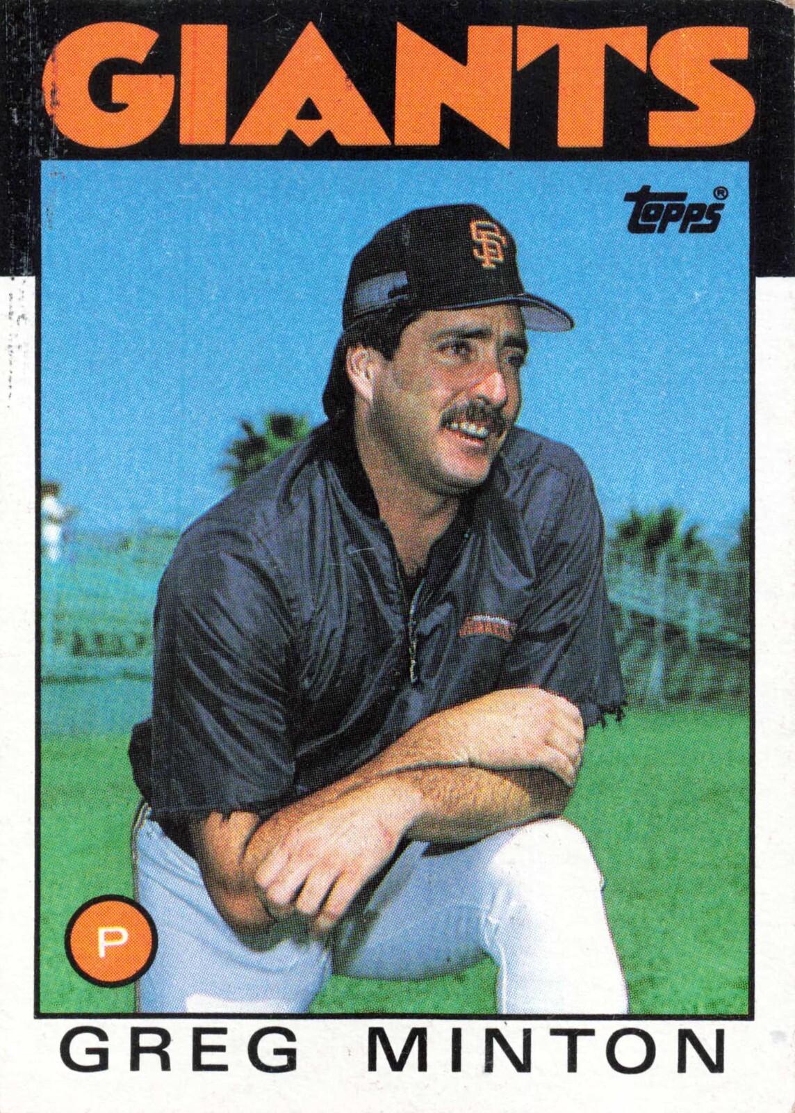 Greg Minton San Francisco Giants 1986 Topps Baseball Card #310 | eBay