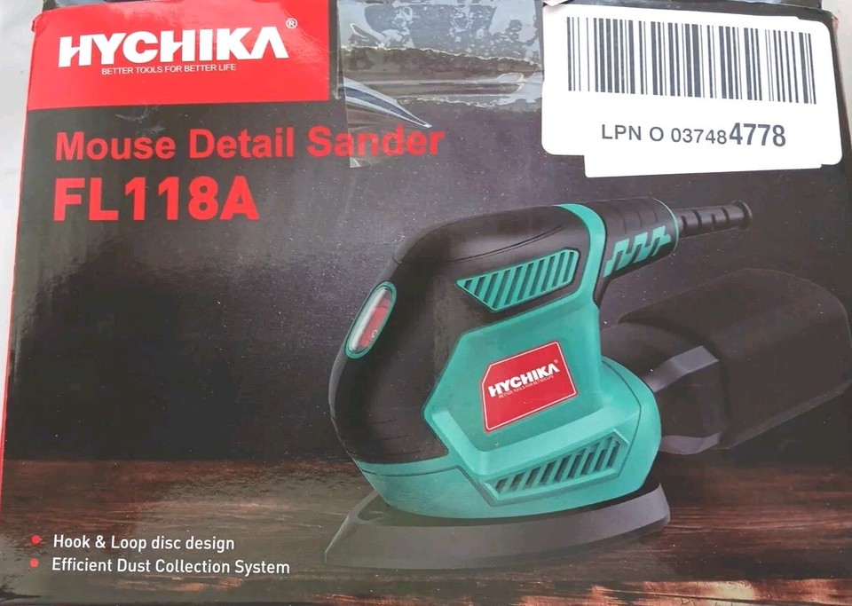 HYCHIKA Detail Sander, 14,000 OPM Compact Electric Snader Tool | eBay