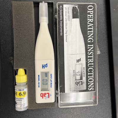 IQ120 pH Meter With Silicon Sensor From IQ Scientifically Instruments ...