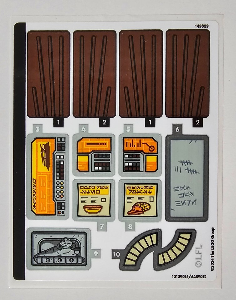 LEGO 75397 STAR WARS UCS Jabba's Sail Barge Minifigures - In Hand Ships ...