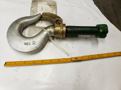 Crosby Bullard 1050881 BL-i 9I 7.2 Ton Rollox Shank Hook 1.25 x 5.63 w ...
